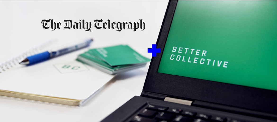 Better Collective e The Daily Telegraph na geração de conteúdos